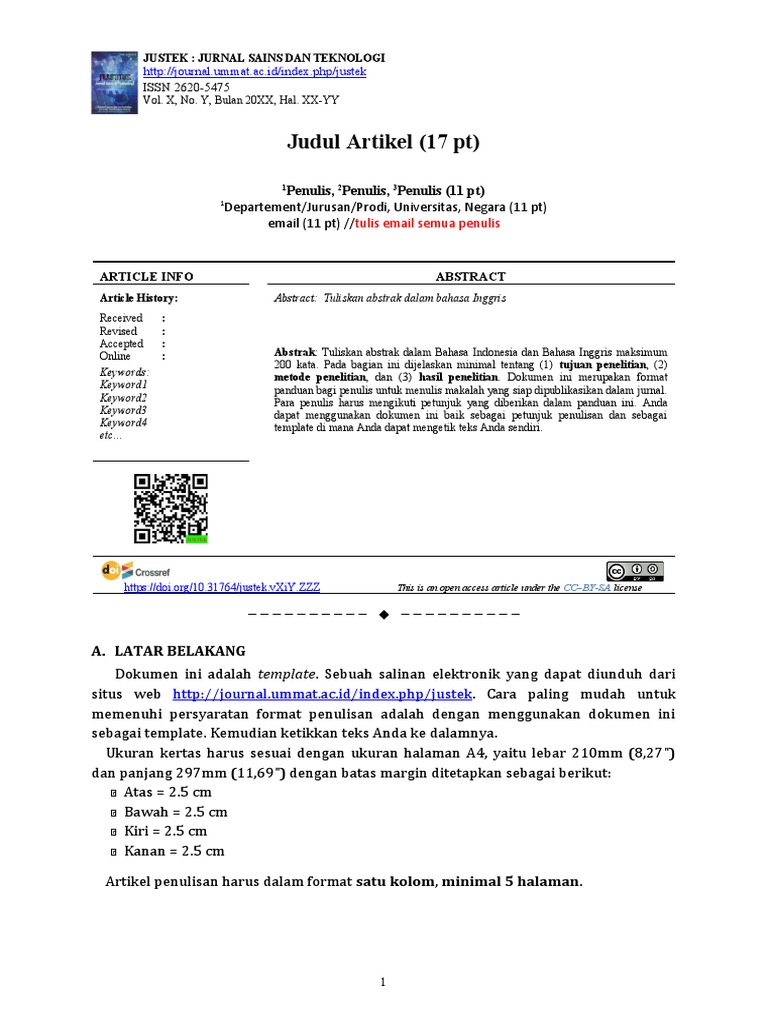 Template JUSTEK-2020 | PDF