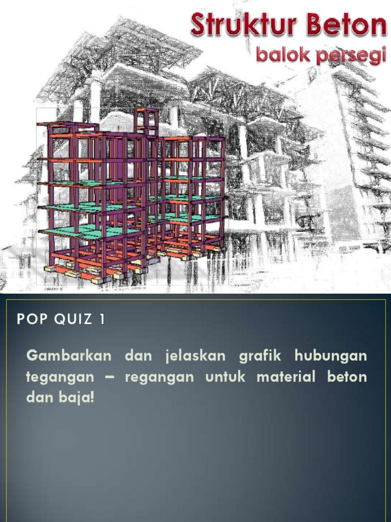 Struktur Beton 2 Balok Persegi | PDF