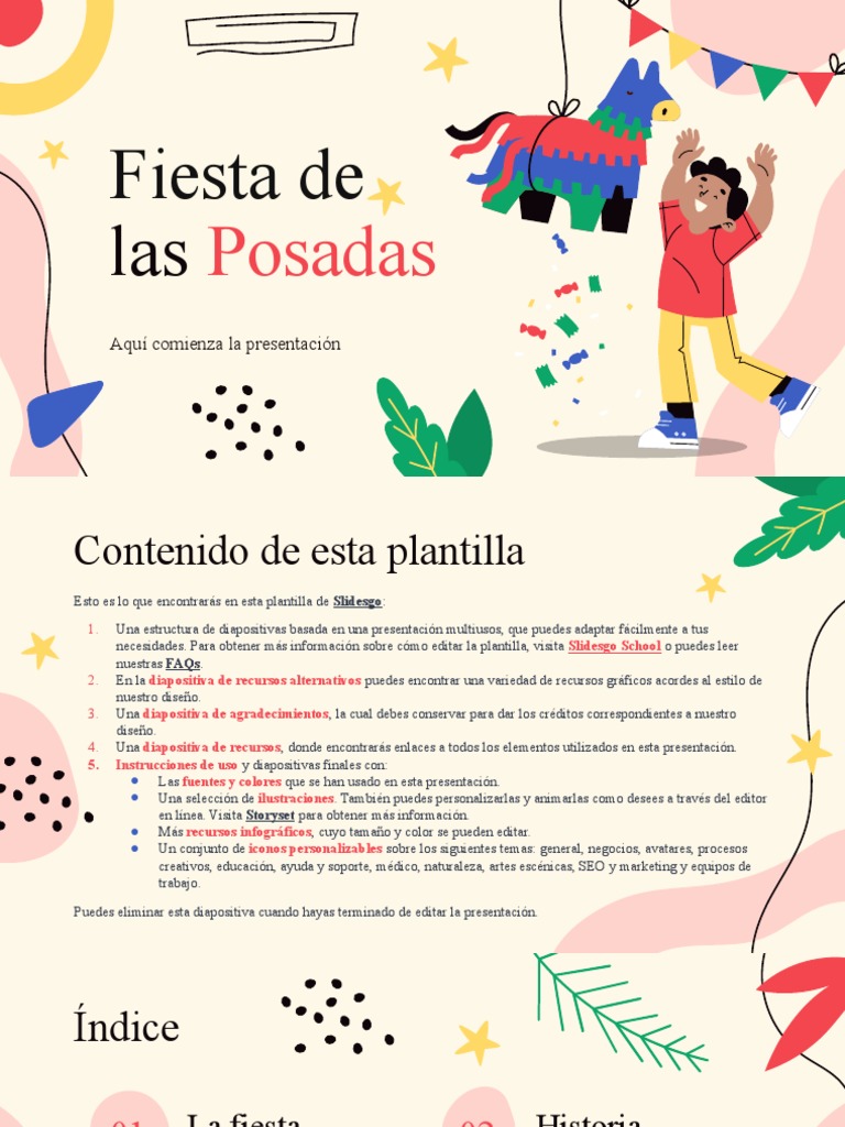 Traditional Mexican Posadas Party by Slidesgo | PDF | Planetas ...