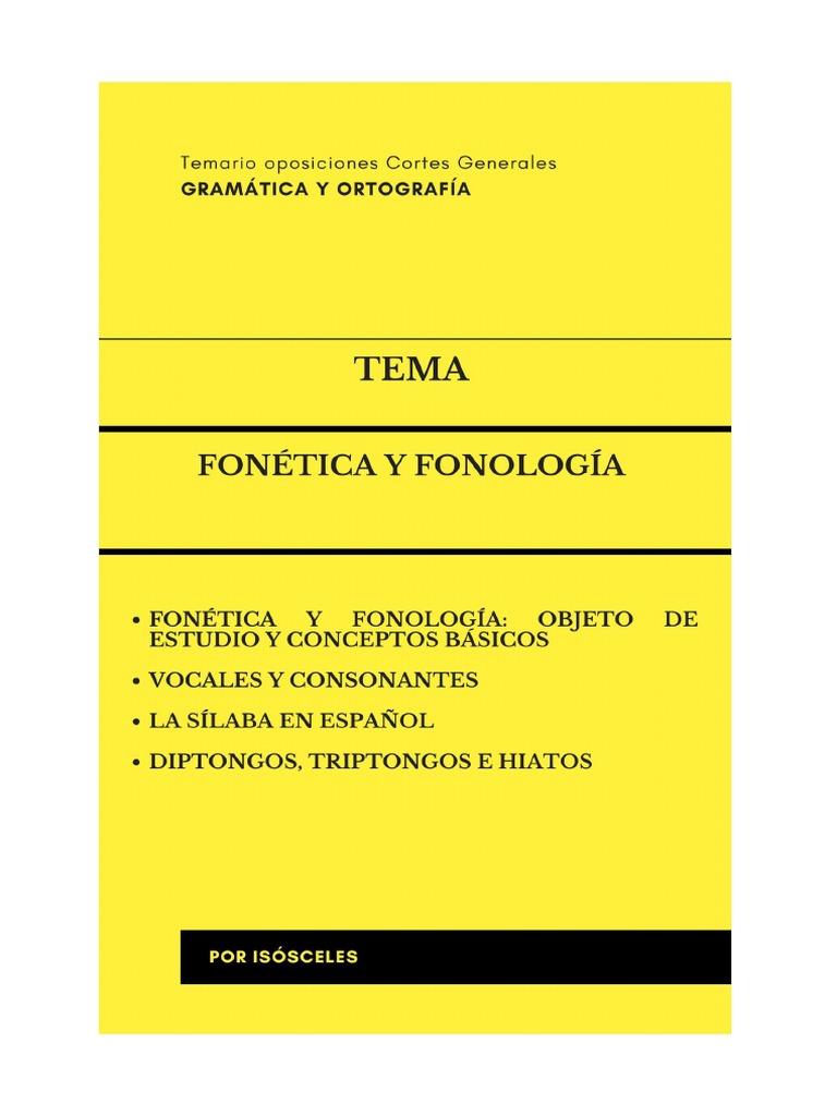 Fonética y Fonología Con Portada | PDF | Fonética | Sonido