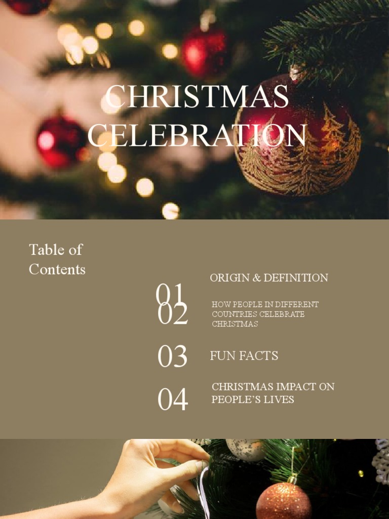 Christmas Celebration | PDF | Christmas | Holidays