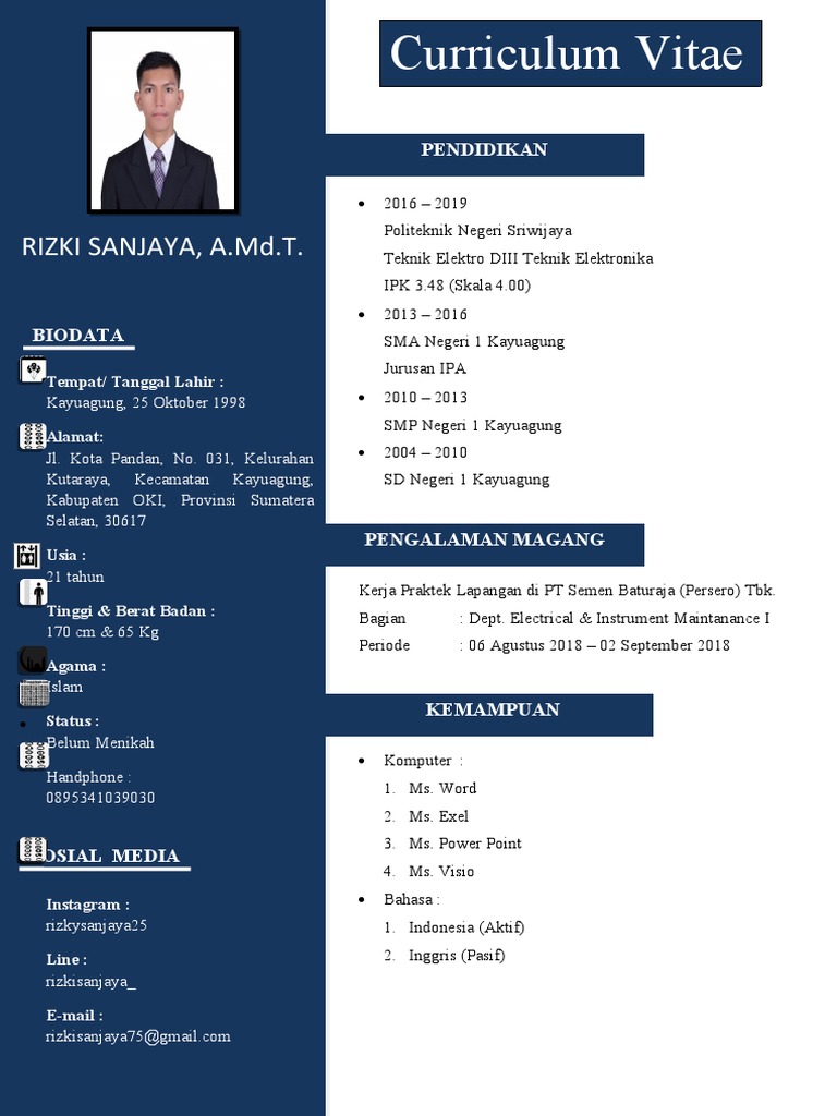 CV Rizki Sanjaya | PDF