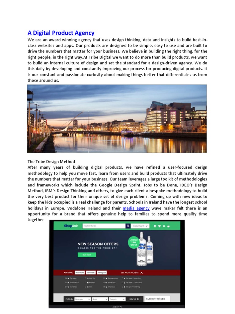 A Digital Product Agency | PDF | Design Thinking | Brand