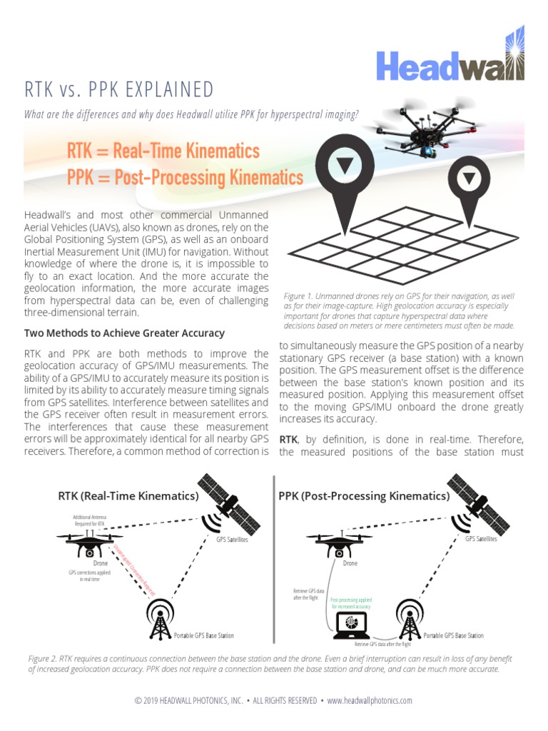PPK Vs RTK Explained - White Paper - Nov19 | PDF | Global Positioning ...