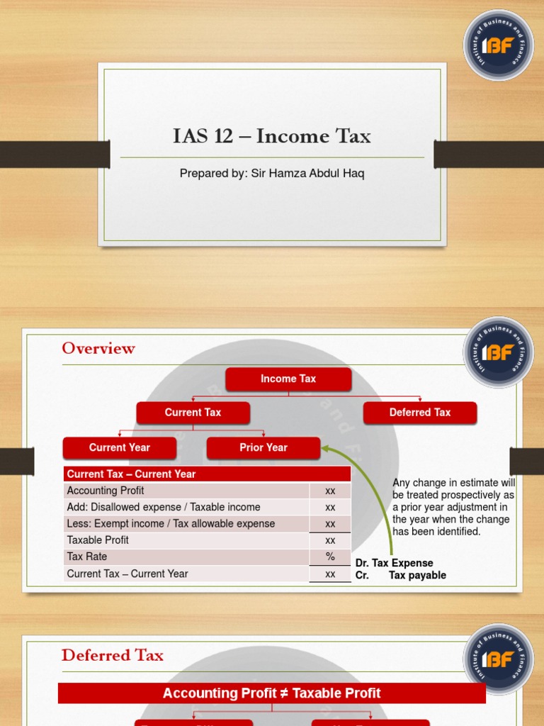 IAS 12 Income Taxes: A Comprehensive Guide to the Principles and ...