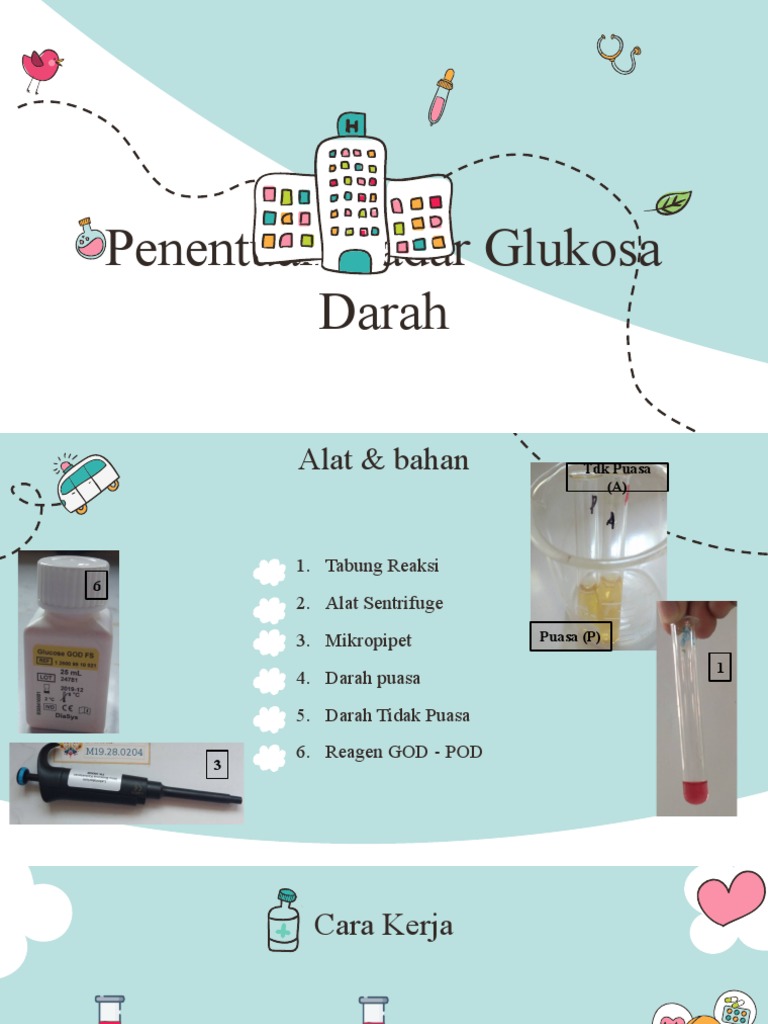 Penentuan Glukosa Darah GOD POD | PDF