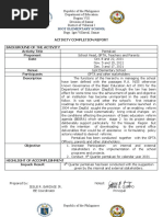 Accomplishment Report GPTA | PDF