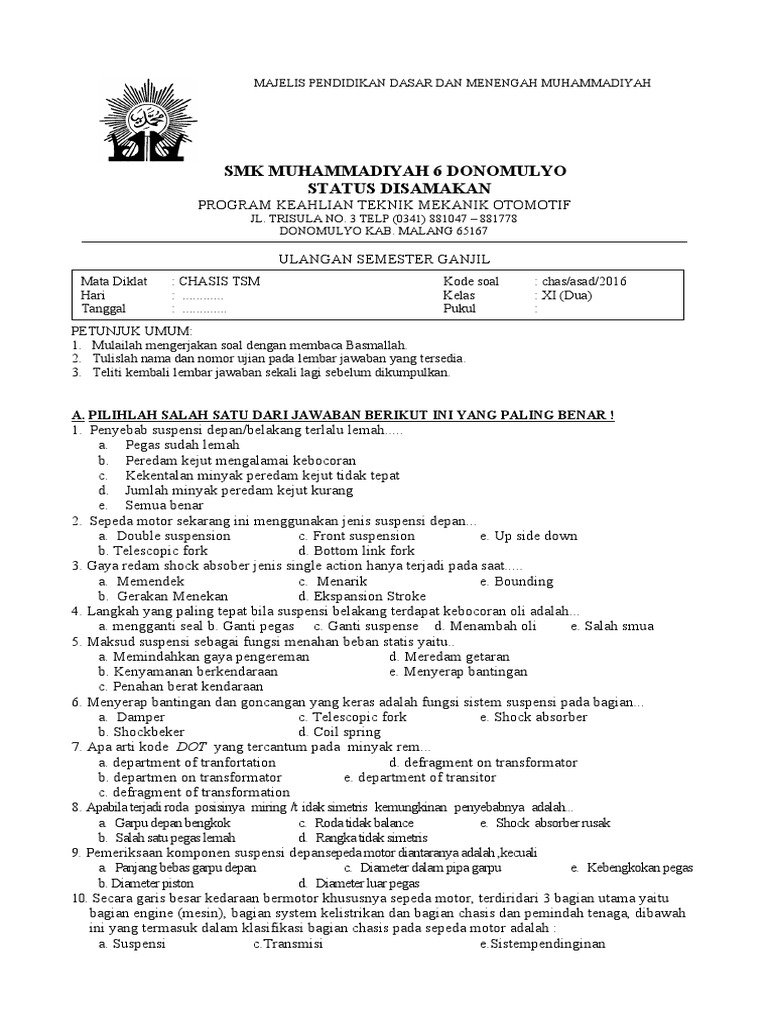Chasis Uas Asad TSM Xi | PDF