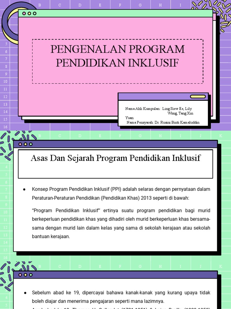 Pengenalan Program Pendidikan Inklusif (1.1) | PDF