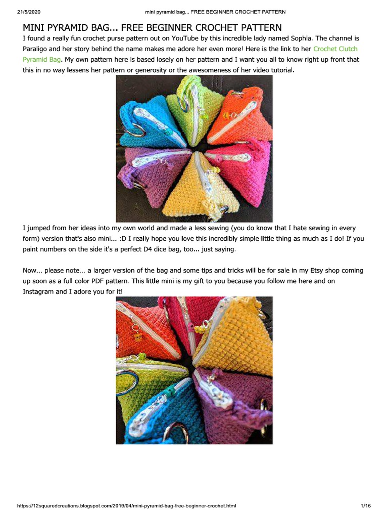 A Tutorial on Creating Intricate Stitched Patterns Using Mini Charms | PDF