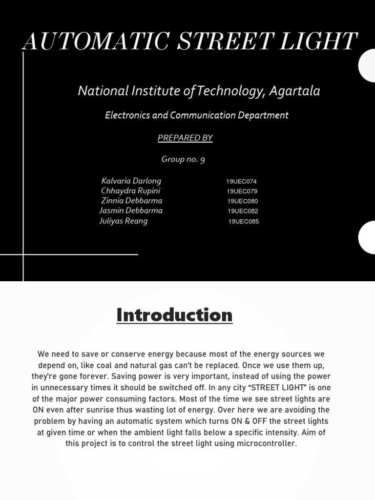 Automatic Street Light | PDF | Relay | Switch