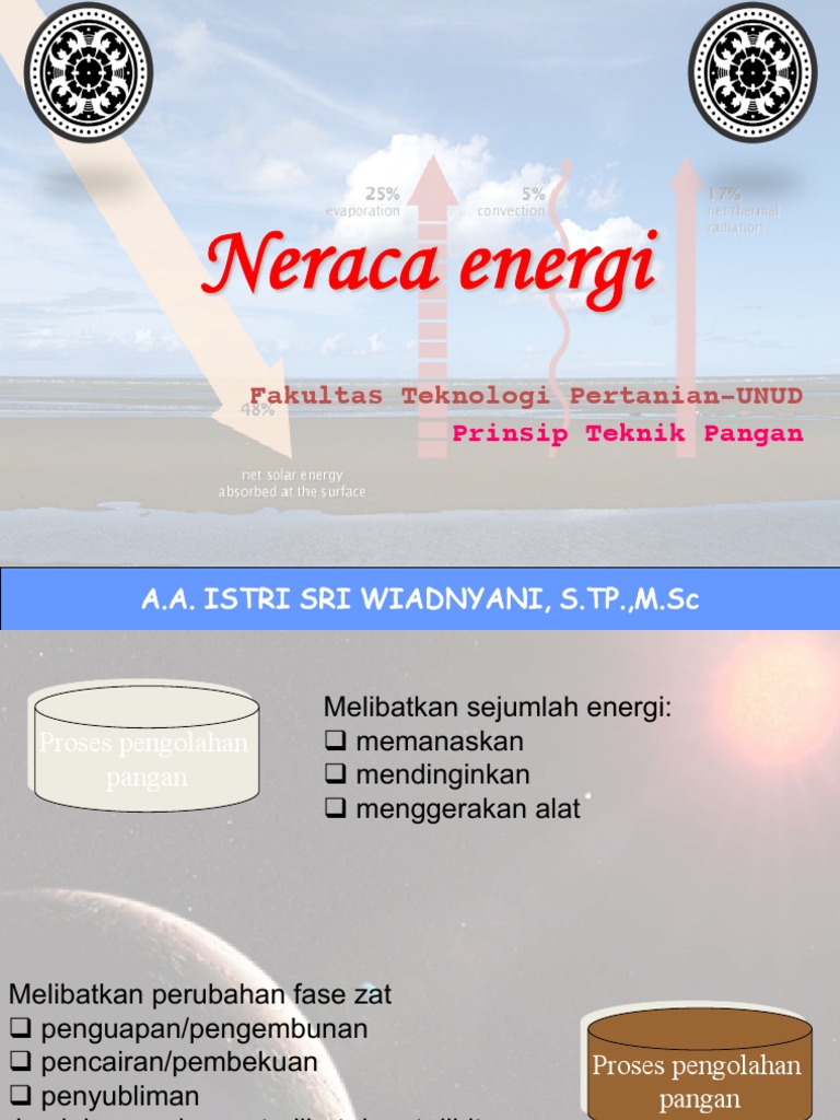 Neraca Energi | PDF | Sains & Matematika