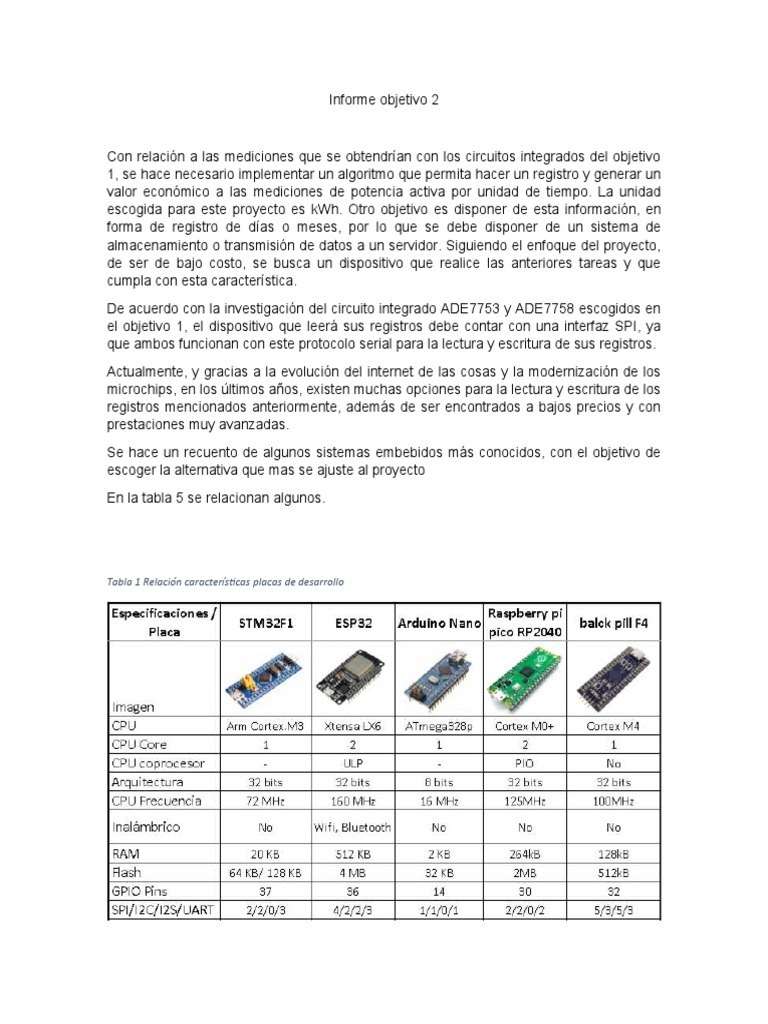 Informe Sistemas Embebidos Arduino Nano | PDF | Arduino | Hardware de la computadora