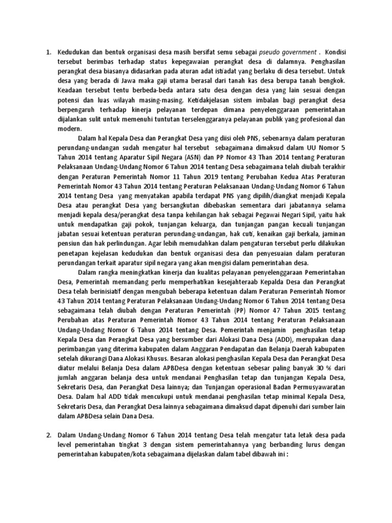 Inisiasi 5 ADPU4340 Administrasi Pemerintahan Desa | PDF