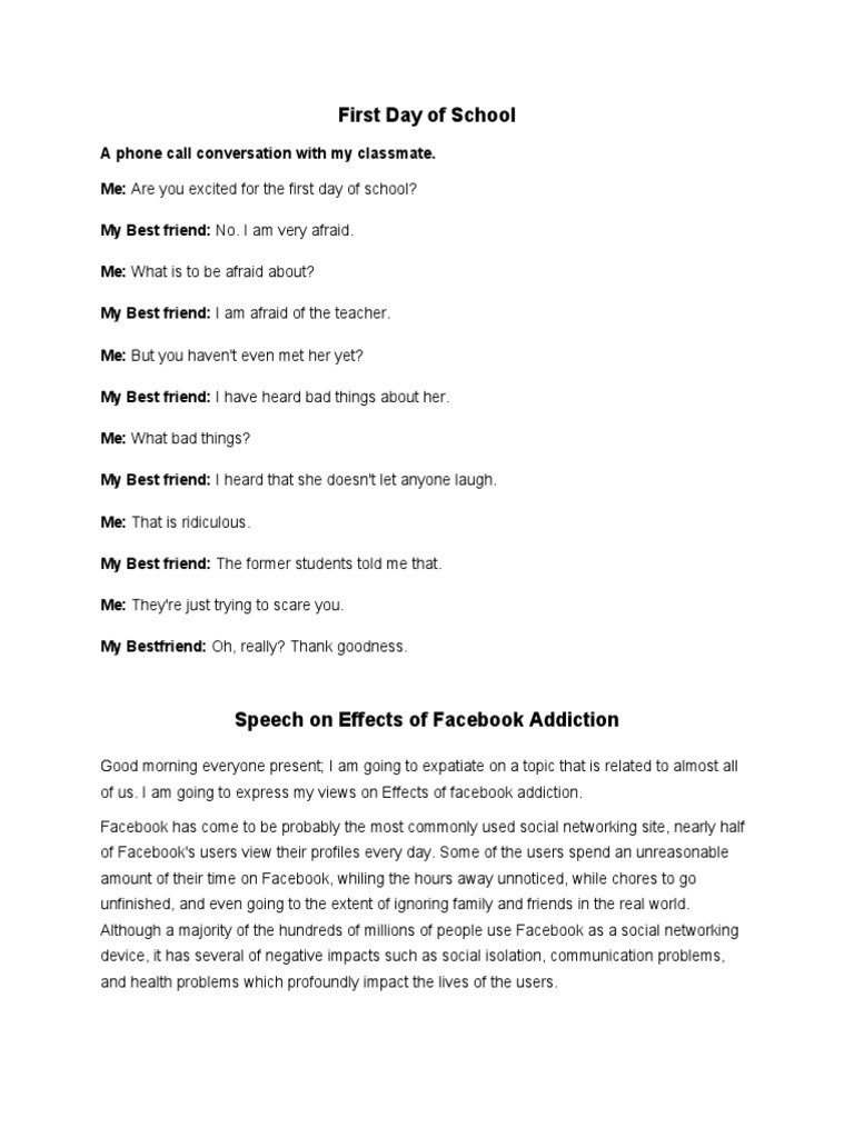 ENGLISH - Oral Communication - Short Original Script - ORIGINAL | PDF ...