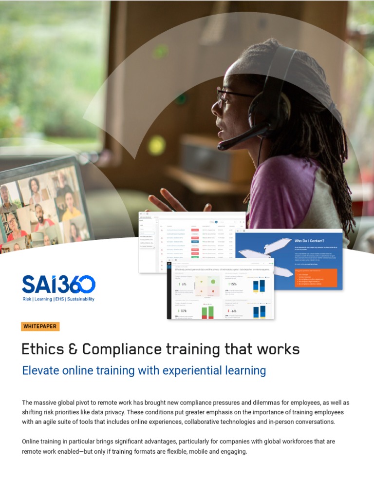 Ethics & Compliance Training That Works: Elevate Online Training With ...