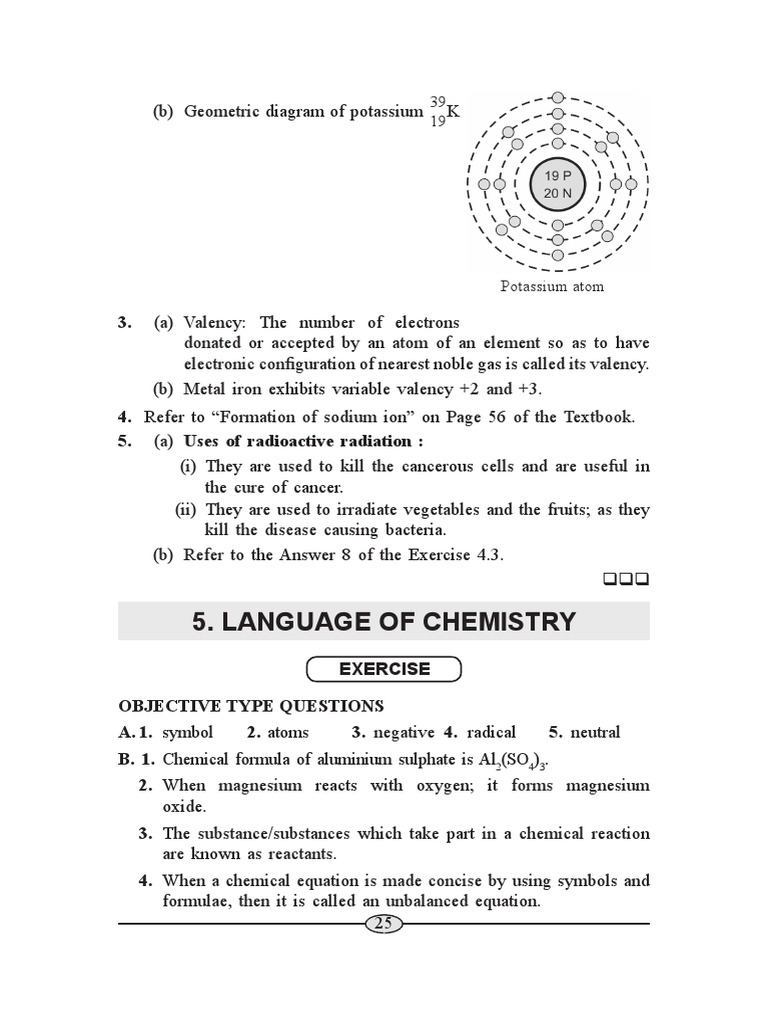 Language of Chemistry | PDF | Oxide | Chemical Reactions