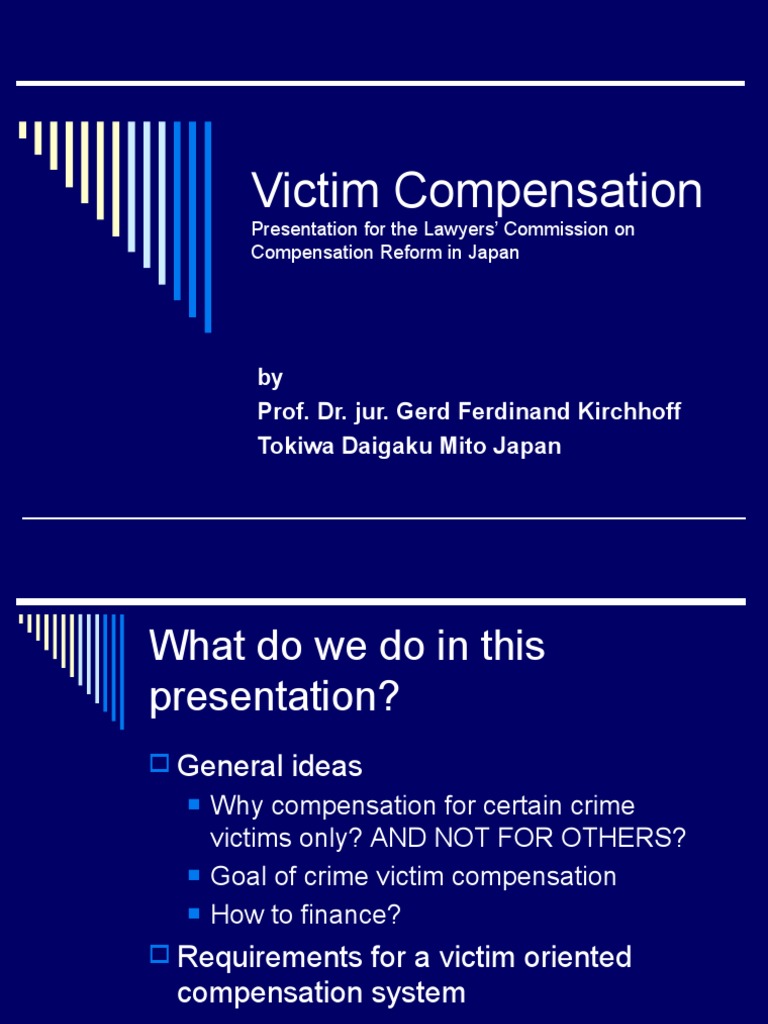 Japan's Crime Victim Compensation Reform | PDF | Crime & Violence | Crimes