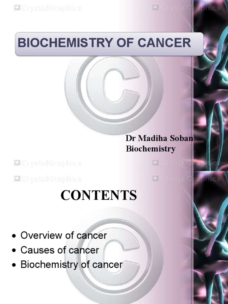 Biochemistry of Cancer | PDF | Signal Transduction | Carcinogenesis
