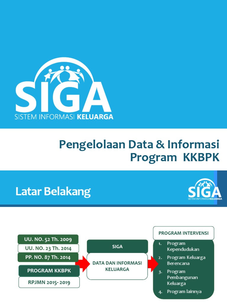 SIGA Pengelolaan Data Dan Informasi-Digabungkan | PDF