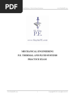 NCEES FE Mechanical Practice Exam | PDF