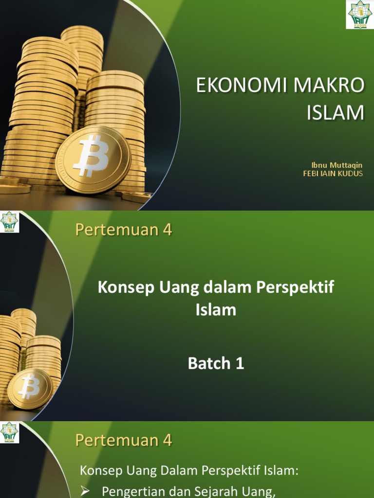 Ekonomi Makro Islam P4 | PDF