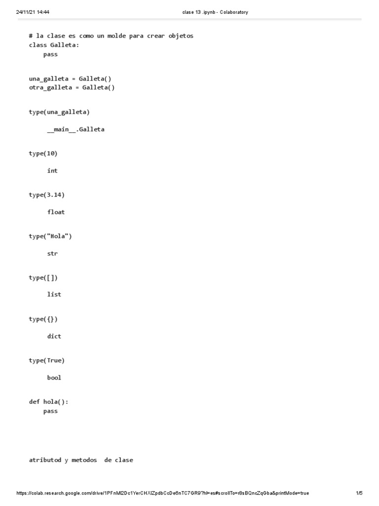 Clase 13 .Ipynb - Colaboratory | PDF