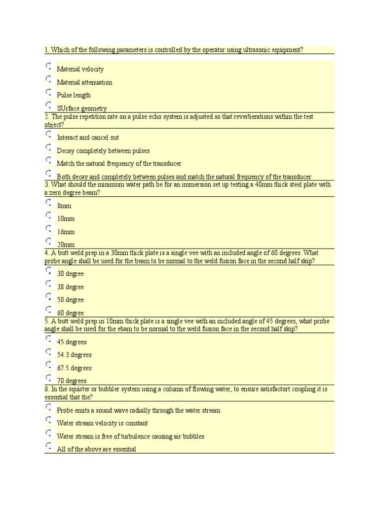 Ultrasonic Testing Module 3 | PDF | Ultrasound | Attenuation