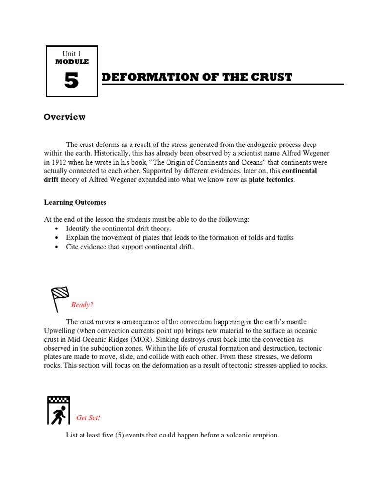 G11 Earth Science - Week 4 | PDF | Plate Tectonics | Fault (Geology)