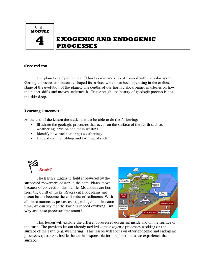 G11 Earth Science - Week 3 | PDF | Volcano | Erosion
