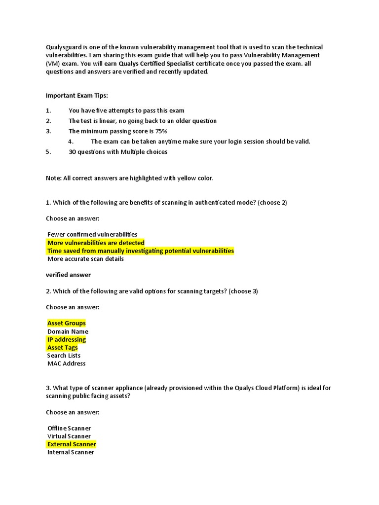 Qualysguard Vulnerability Management | PDF | Vulnerability (Computing ...