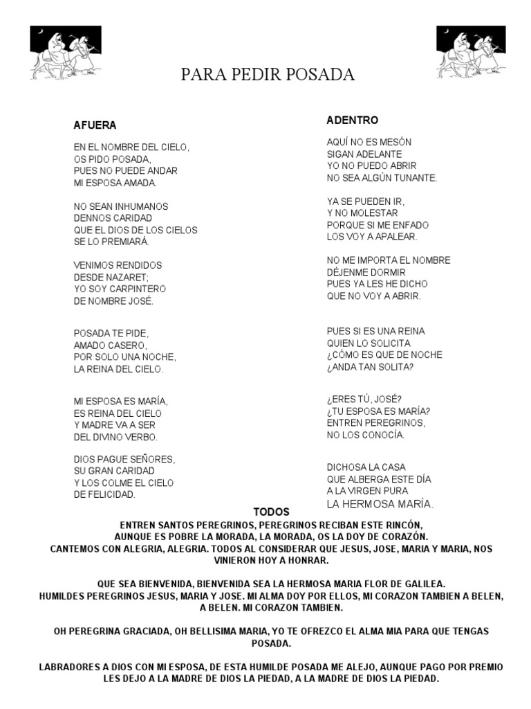Para Pedir Posada | PDF | María, madre de Jesús