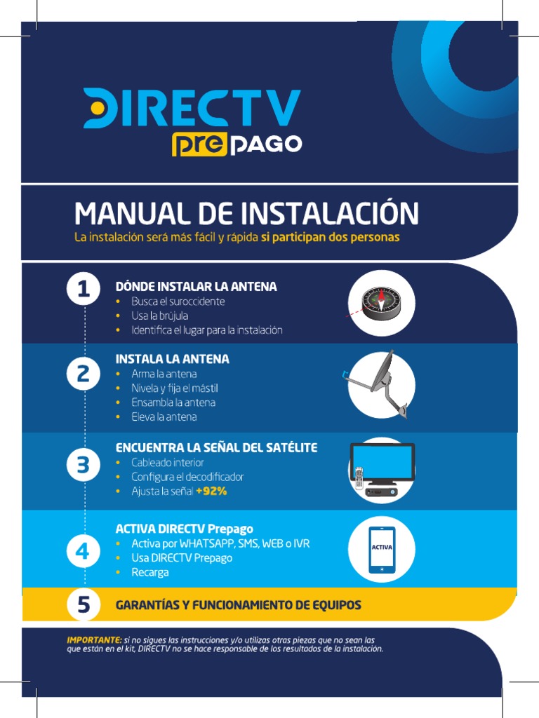 DirecTV MANUAL INSTALACION | PDF