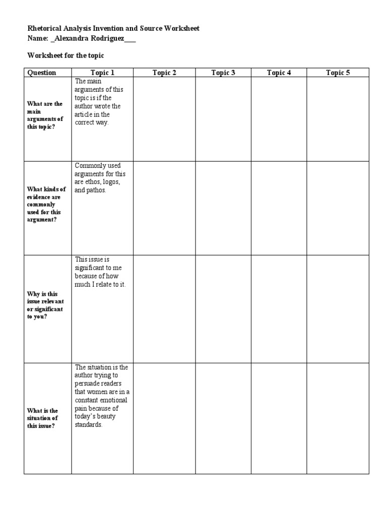 Essay 3 Invention 1301 Rhetorical Analysis-1 | PDF