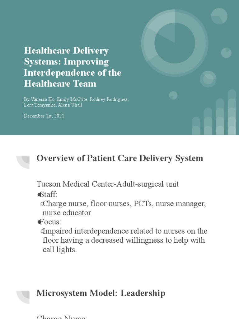 Healthcare Delivery Systems: Improving Interdependence of The ...