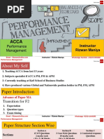 F5 Performance Management Revision Kit BPP PDF | PDF | Accounting | Business