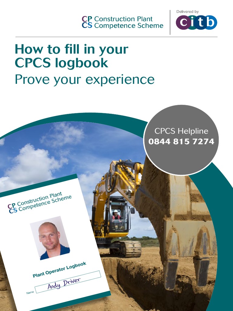 How To Fill in Your CPCS Logbook Prove Your Experience | PDF