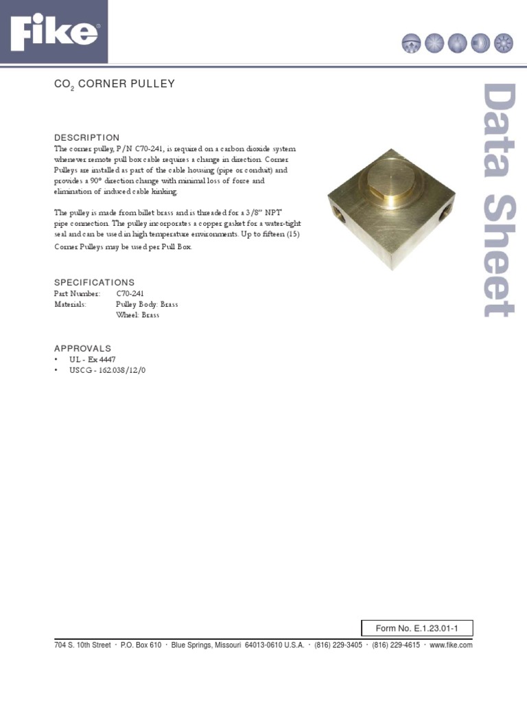 E.1.23.01 Marine Corner Pulley | PDF