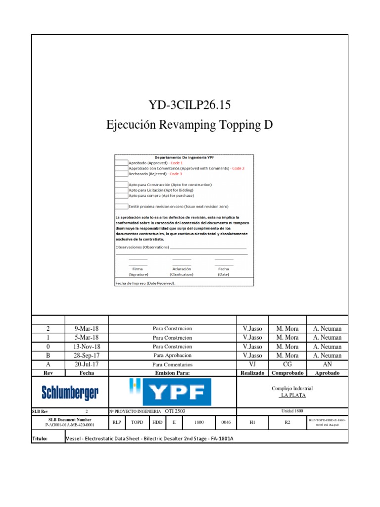 Electrostatic Desalter Process Data Sheet | PDF | Applied And ...