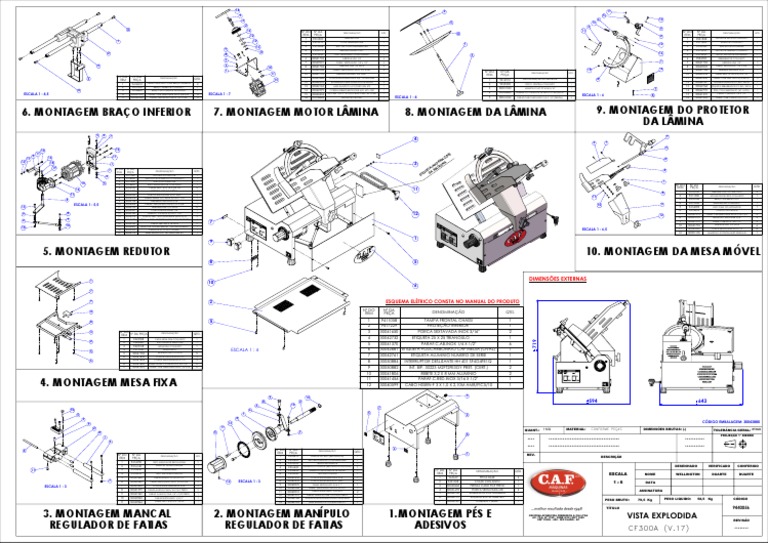Vista Explodida Cortador Automatico 765c29c8ce | PDF