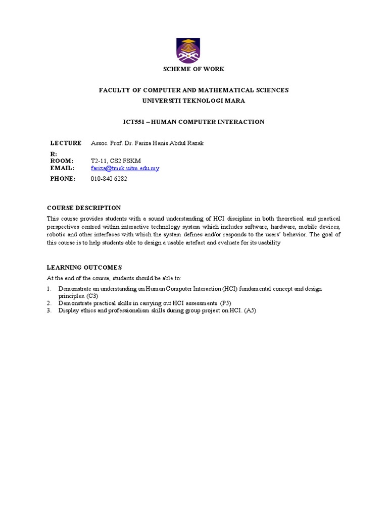 Sow Ict551 2021 | PDF | Human–Computer Interaction | Usability