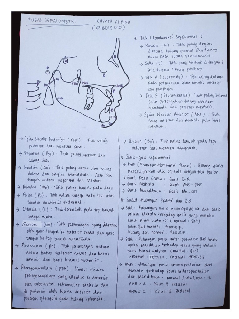 Titik Sefalometri | PDF