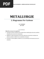 Chapitre 3 Diagramme Fer Carbone | PDF | Fonte (métallurgie) | Acier