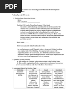 Rubrics For Position Paper | PDF | Grammar | Rubric (Academic)