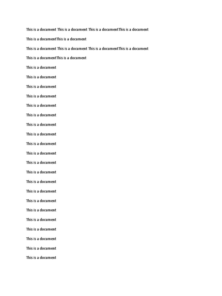 This A Document | PDF