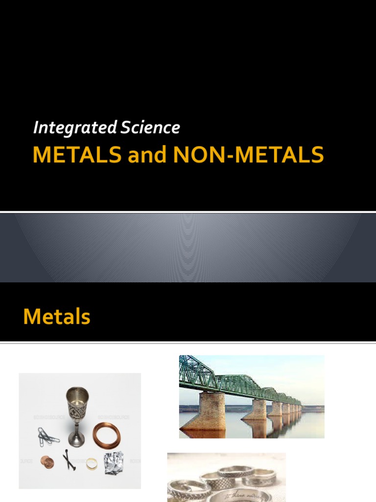 METALS and NON-METALS | PDF | Rust | Metals