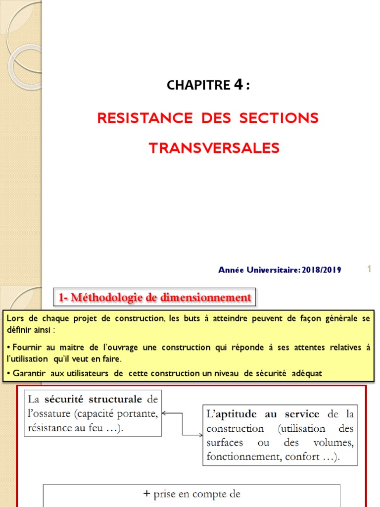 Chapitre 4 | PDF | Flexion (matériau) | Résistance des matériaux