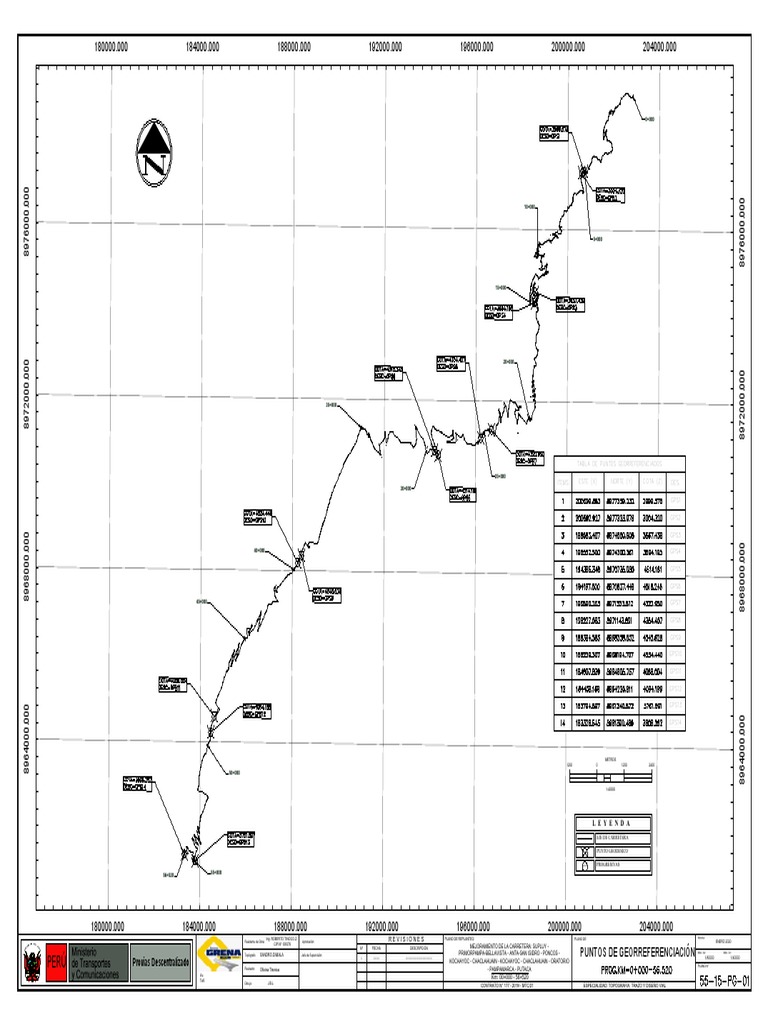 Plano Clave de Georef-A1 | PDF | Cartografía