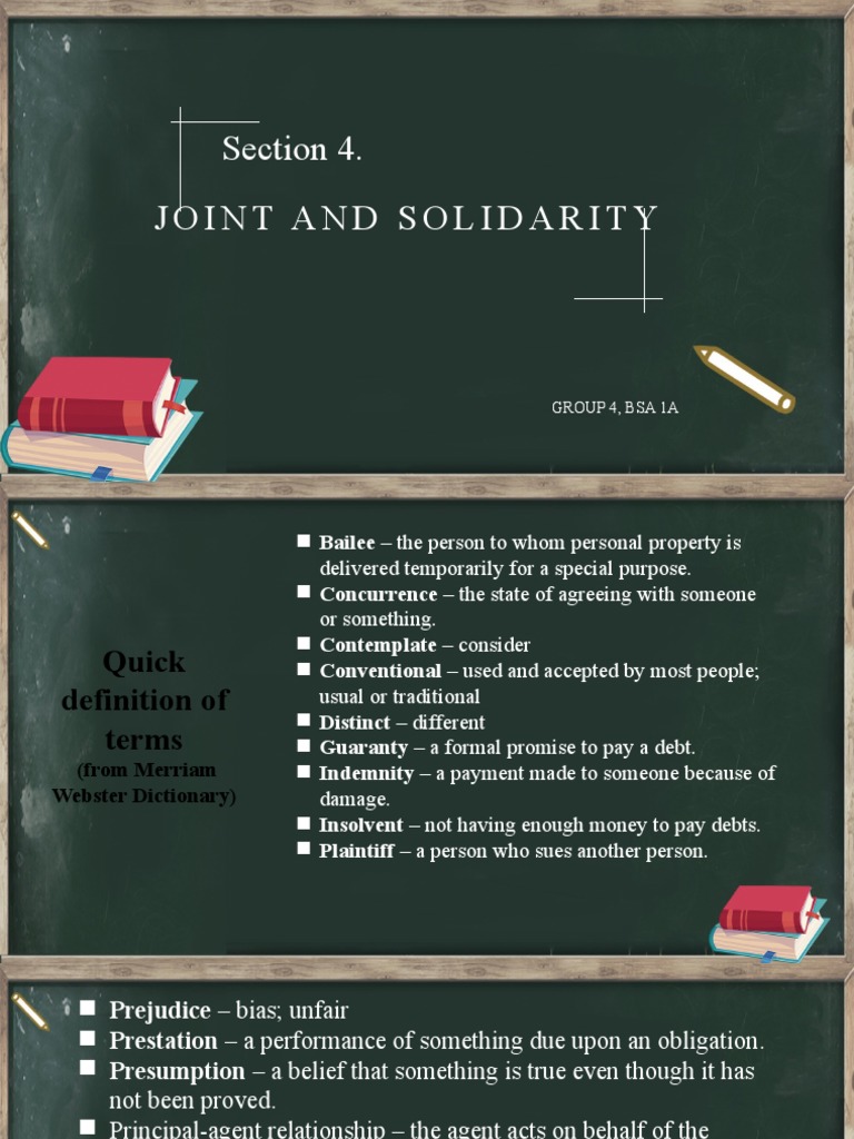 Understanding Joint and Solidary Obligations: A Breakdown of Key ...