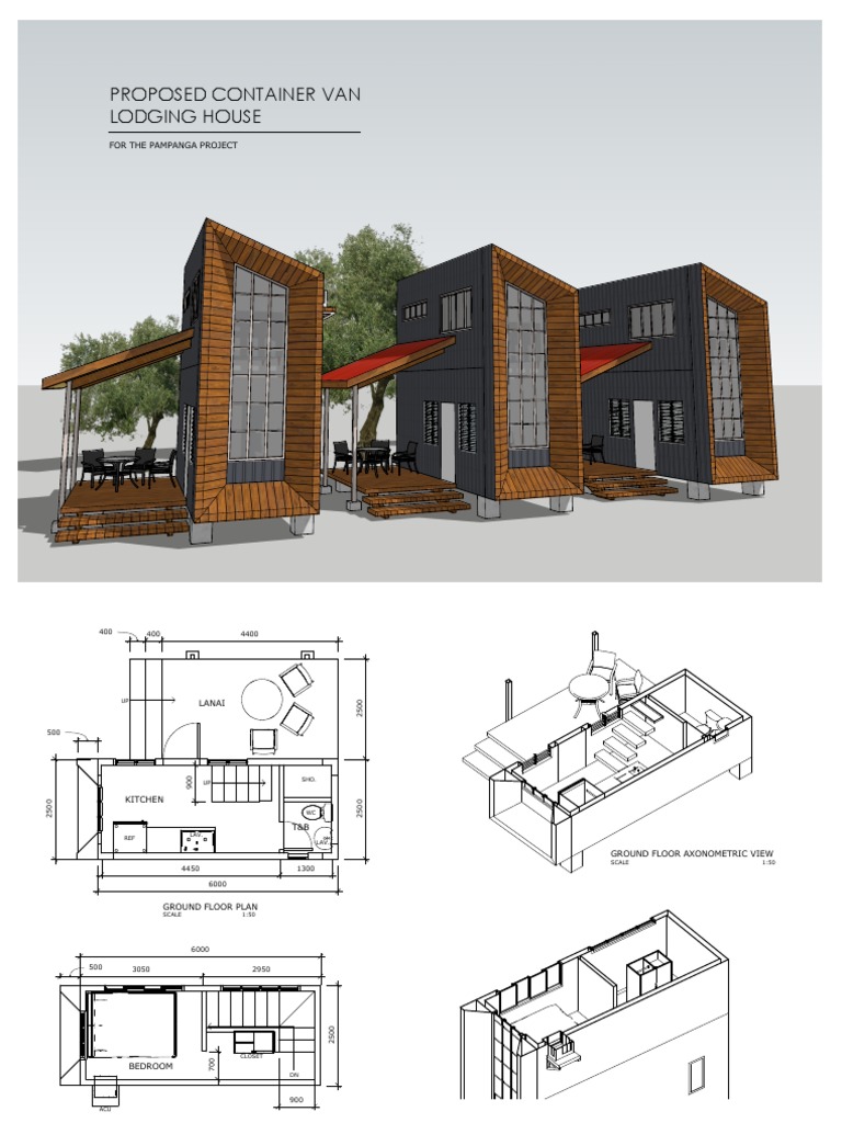 Proposed Container Van Lodging House: For The Pampanga Project | PDF ...